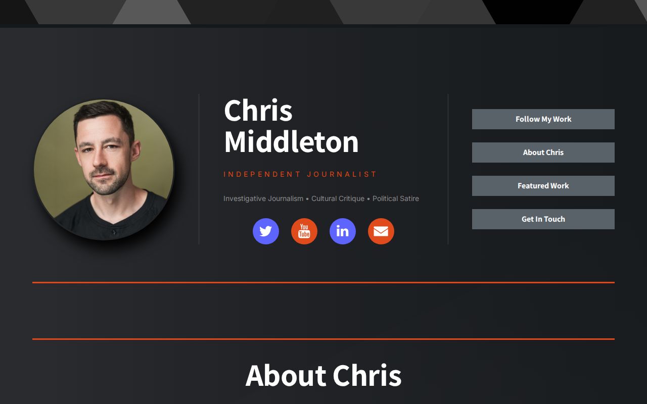 Chris Middleton | Independent Journalist